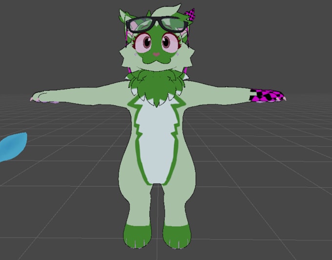 Retexture a vrchat avatar for you by Chubbulus | Fiverr
