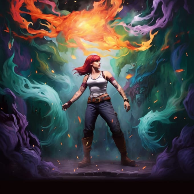 Make your fantasy game character art of any kind by Ploreake | Fiverr