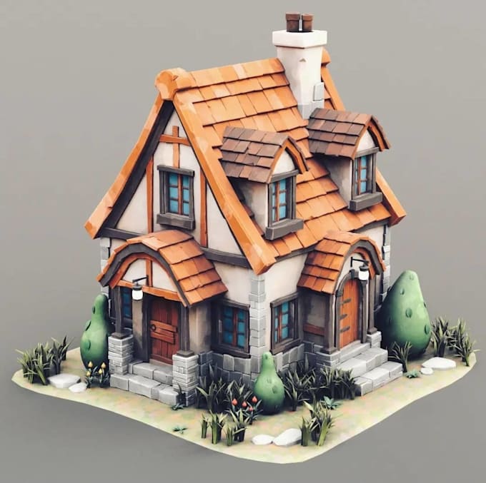 Create 3d low poly environment, model, scene or nft by Tunezart | Fiverr