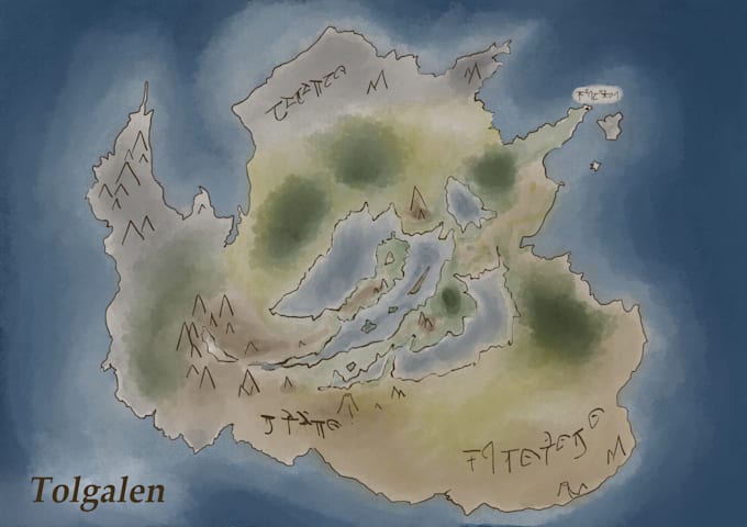 Draw your dnd world map by Violetichs | Fiverr