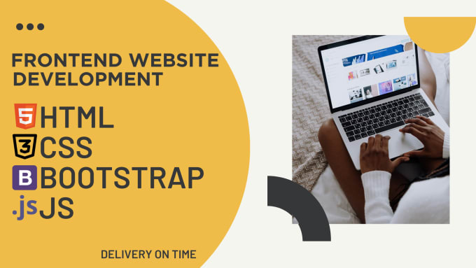 Front End Web Development Using Html Css Bootstrap Js By Rahamk26 Fiverr