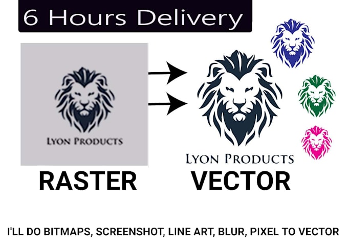 Do vector tracing or raster to vector conversion in svg eps pdf ai cdr by Steven_graphic | Fiverr