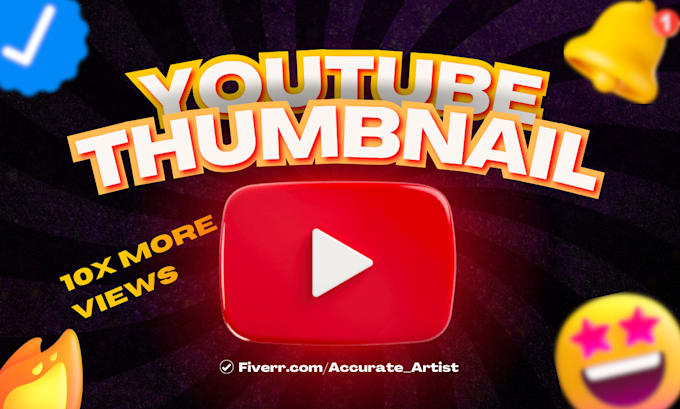 Be your professional youtube thumbnail editor by Accurate_artist | Fiverr