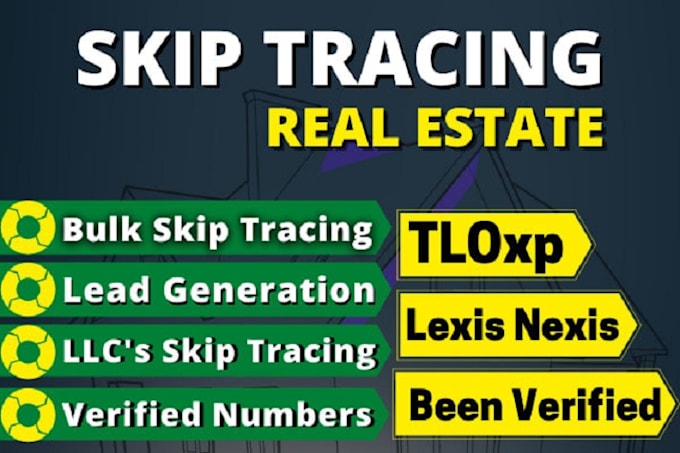 Real estate skip tracing and bulk skip tracing service by Qu1ck_service ...
