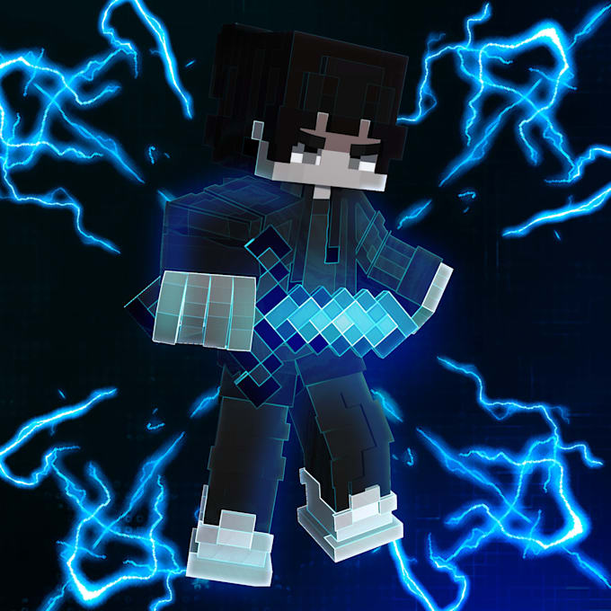 Provide you with a custom minecraft pfp or logo for any of your desired ...