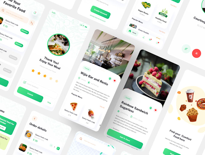 Design creative mobile app ui ux for ios and android by Furqanuxui945 | Fiverr