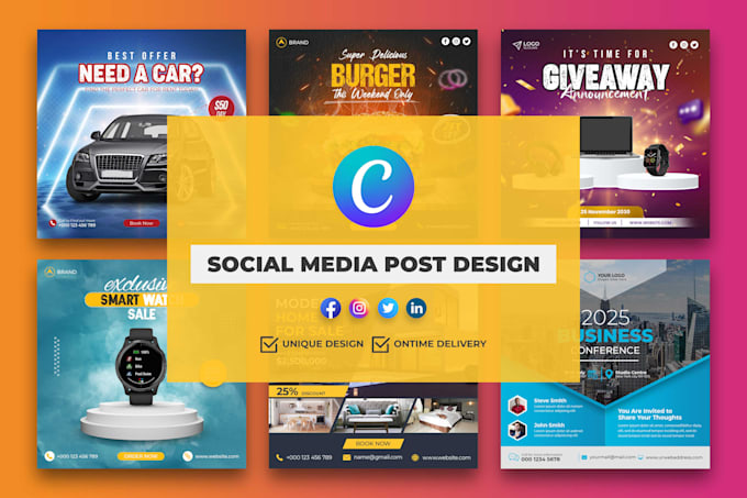 graphic design ads post