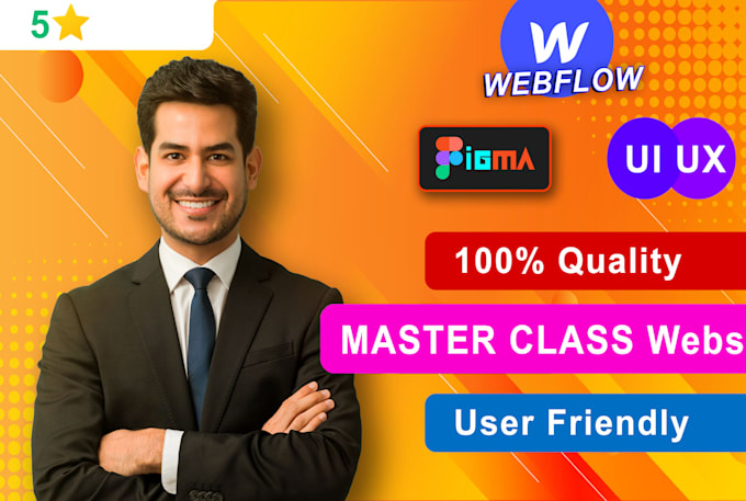 Make webflow website, figma to webflow , webflow designer and developer ui ux by Sd_addi | Fiverr