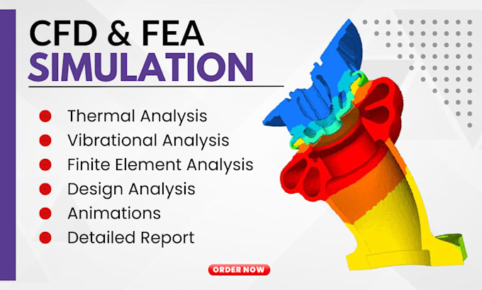 Do fea and cfd simulation on ansys and solidworks by Mech_mesh | Fiverr