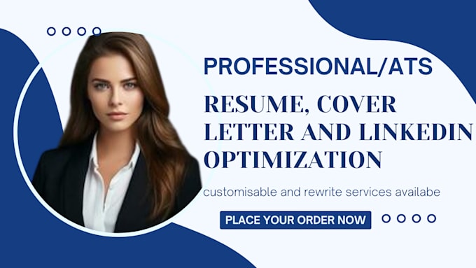 Write a tailored resume cv cover letter and linkedin optimization by Wajahat_resume | Fiverr