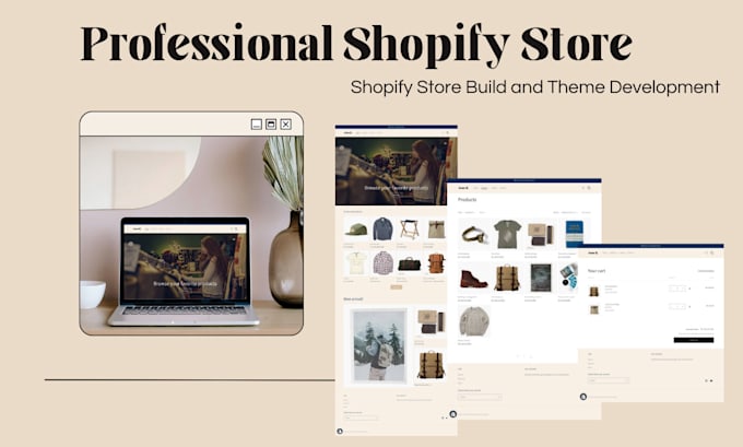 Build a shopify store and develop a custom theme by Anes_benmalek | Fiverr