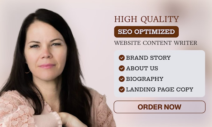 Be your seo website content writer, blog writing, biography writer, about us faq by Zara_hughess ...