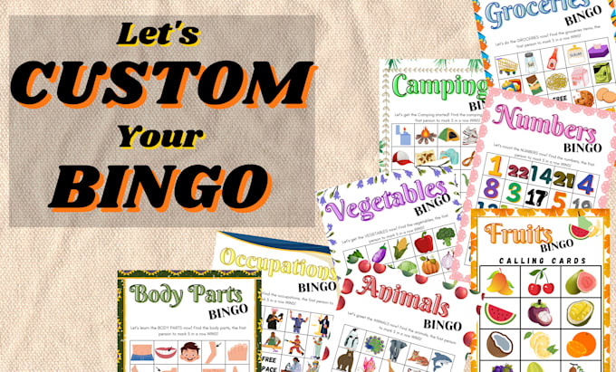 Customize your amazing and unique bingo game by Tumpanglalu336 | Fiverr