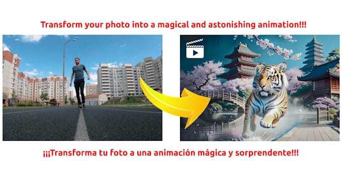 Transform your photo or video into a magical animated metamorphosis with ai by Quetzal_digital ...