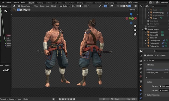 Do stylized 3d models, 3d bust, 3d game character in blender by ...