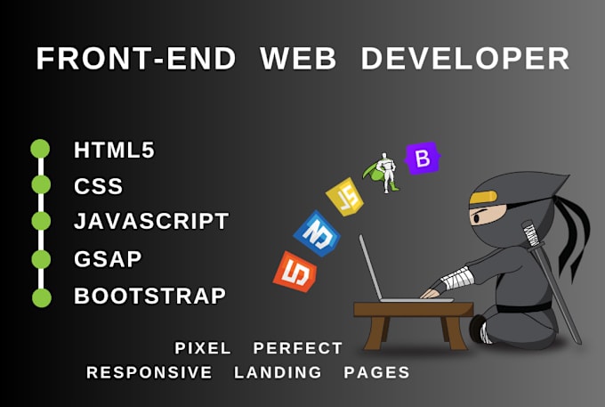 Be your front end web developer using html, css, react js by Priyajeetmajhi | Fiverr