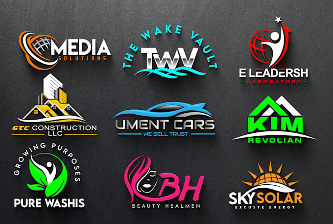 Créer un logo d'entreprise créatif et unique en 3d