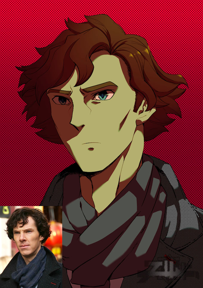 Draw you portrait in anime, not ai by Ziefatweb | Fiverr