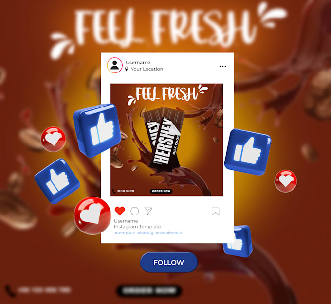 Do professional social media posts and eye catching instagram ads ...