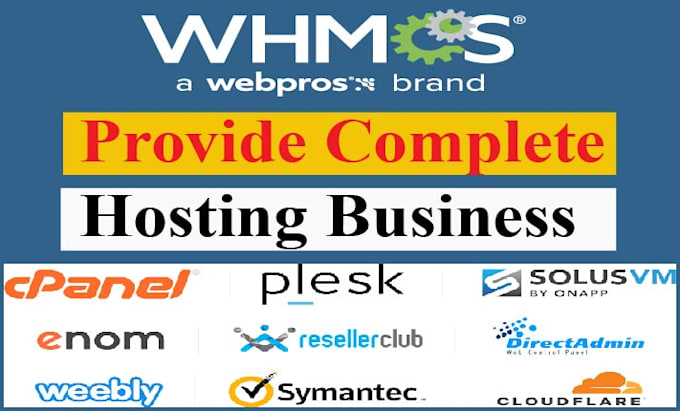 Create a web hosting company website with whmcs hosting business by ...