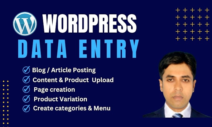 Do professional wordpress data entry and content upload by Uzzalweb | Fiverr