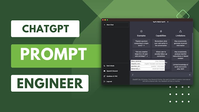 Create mega chatgpt prompt by Mahamch129 | Fiverr