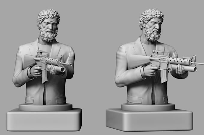 Figurine 3d bust sculpture warhammer 40k sti file 3d miniature 3d ...