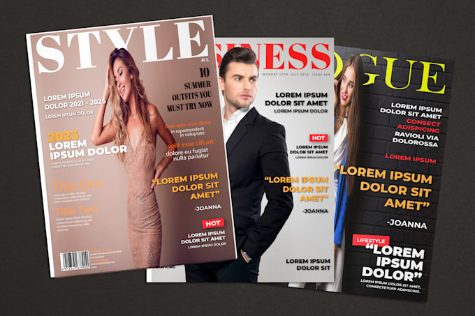 Do professional magazine design, brochure or product catalog and cover ...