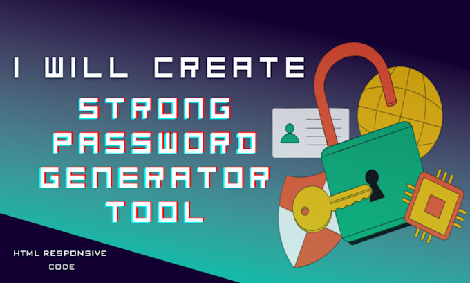 Create Responsive Password Generator By Athrv 22 Fiverr