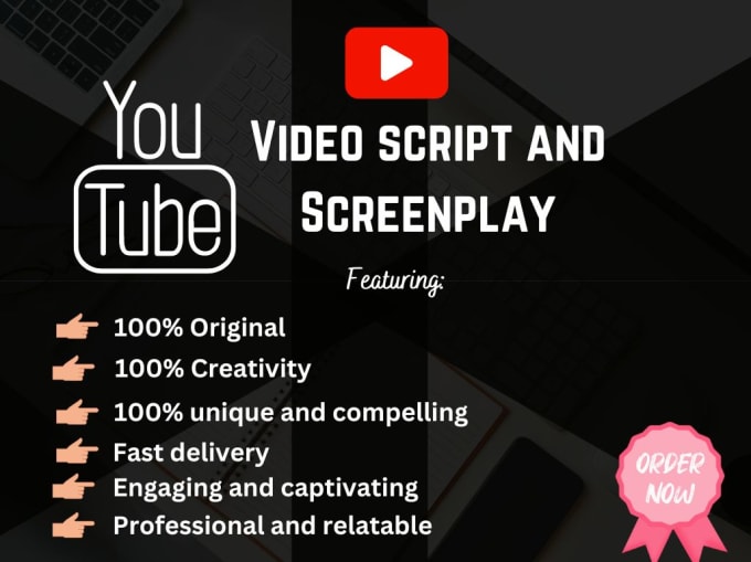 Write engaging youtube scripts by Pamilering | Fiverr Write engaging youtube scripts by Pamilering | Fiverr