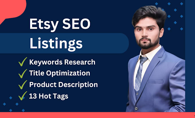 Do etsy seo listings, titles and tags to boost your etsy sales by Eliehamidd_seoz | Fiverr