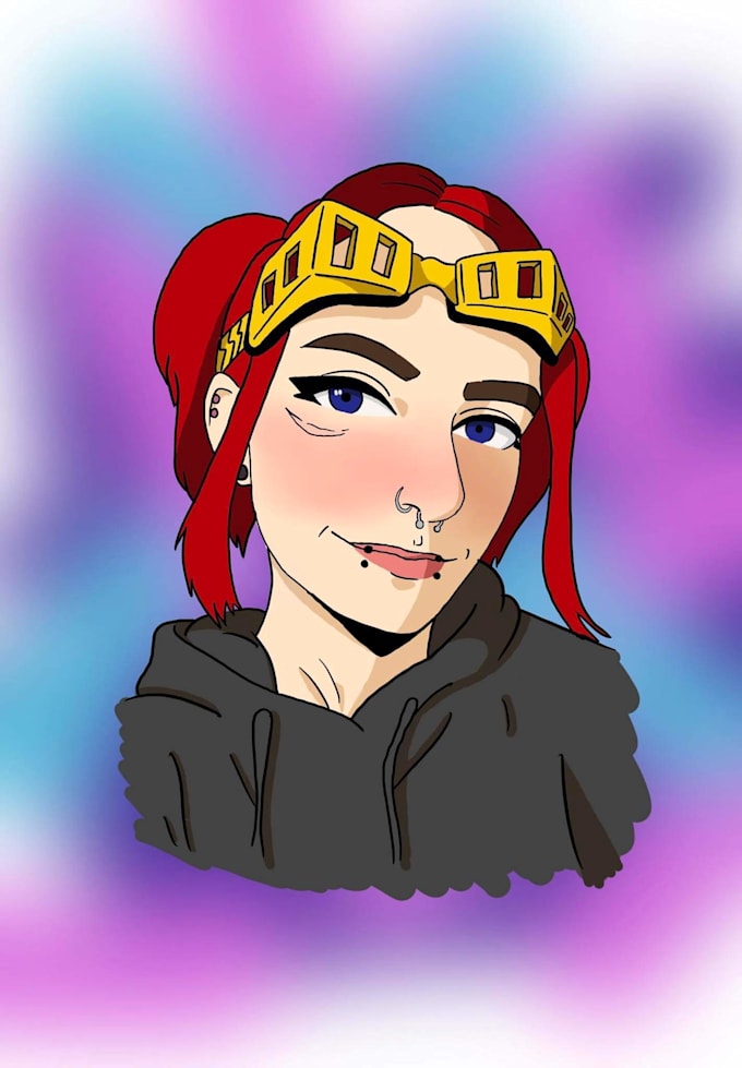 Draw you in the style of any cartoon by Tylergilmour20 | Fiverr