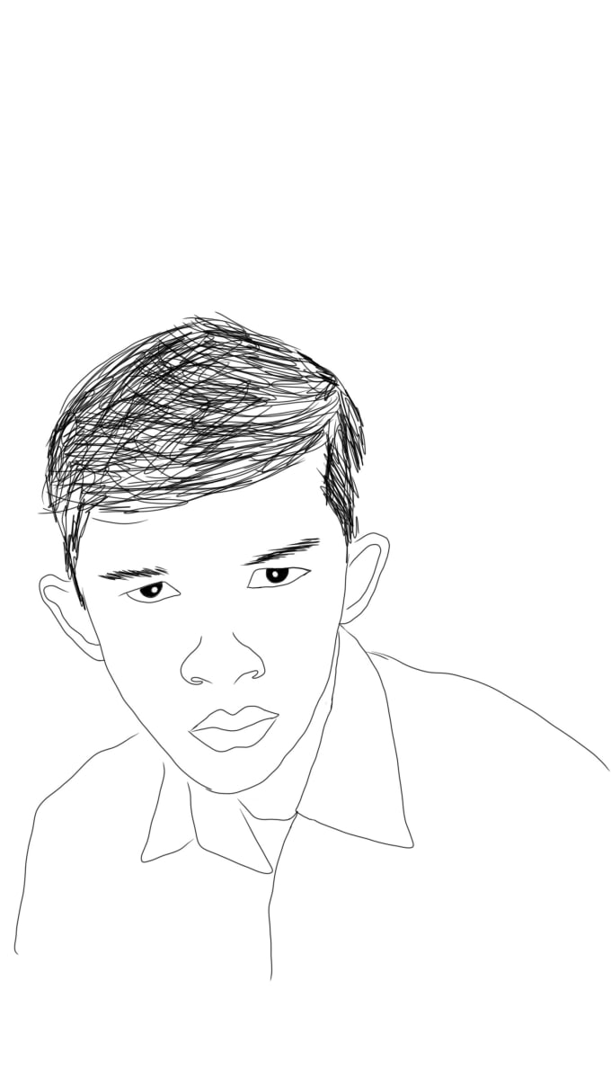 Face Sketch Or Character Creation By Achsan9 Fiverr