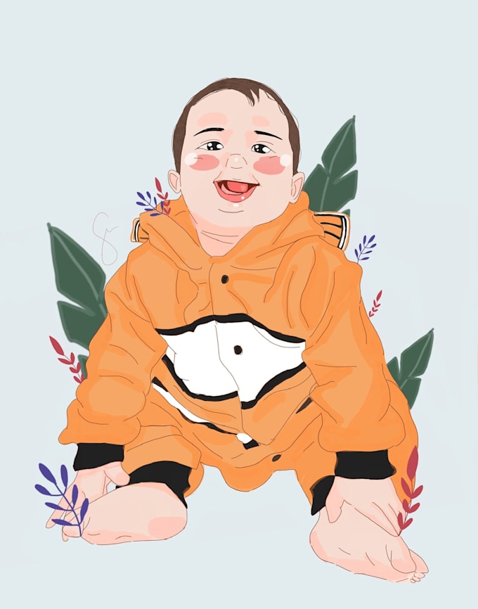 Create custom digital illustrations by Drawingnikulot | Fiverr