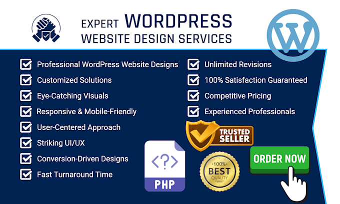 Build professional wordpress website design by Sol2web | Fiverr