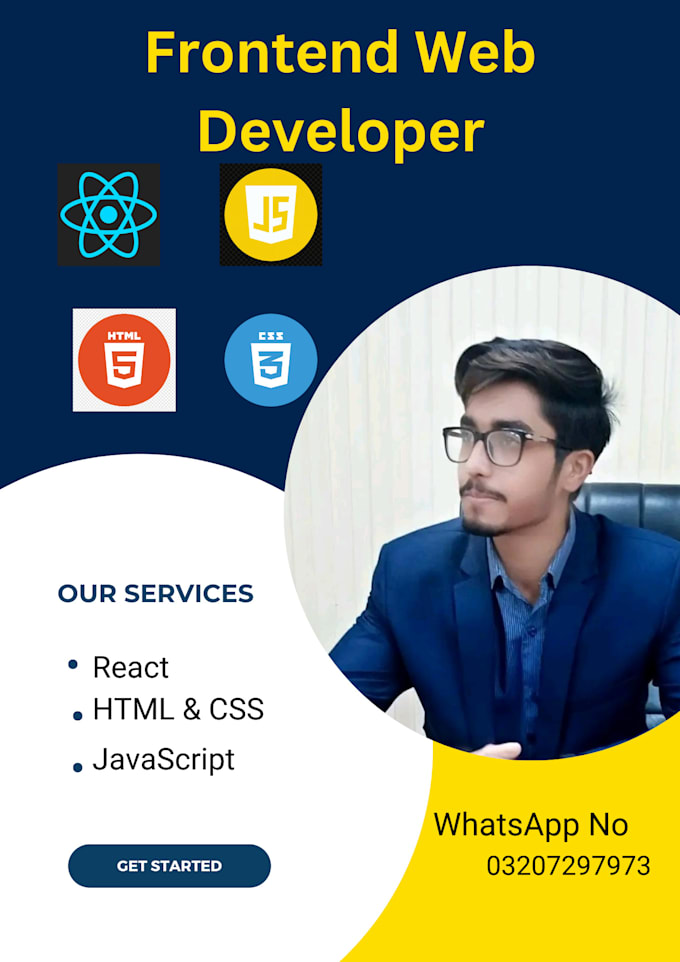 Be Your Front End Web Developer Using React Js Html Css By Salmanzahid39 Fiverr 