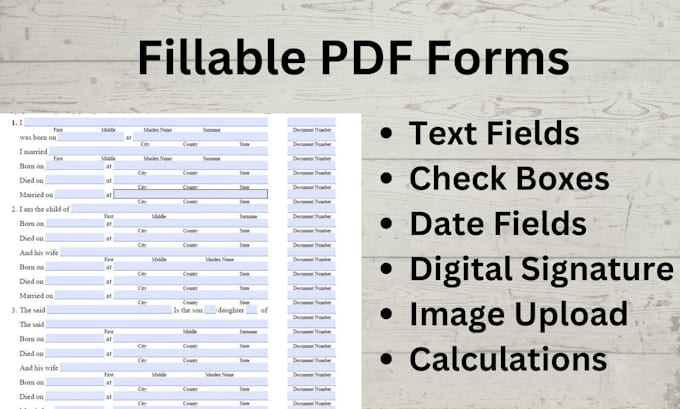 Create fillable pdf forms by Peak_point_8 | Fiverr