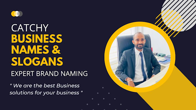 Create catchy business names slogans expert brand naming by Nuwan_online | Fiverr