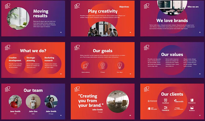 Design dynamic powerpoint presentation slides for you by ...