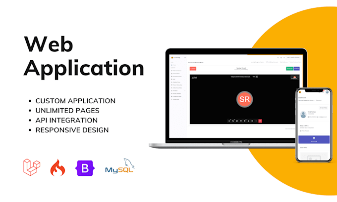 Create web application using php laravel with unlimited pages by ...