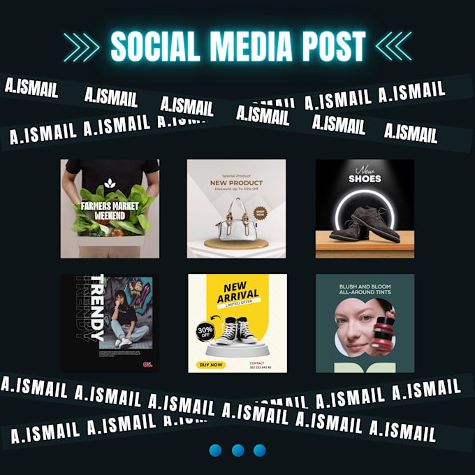 Design attractive social media posts and ads by Ahmedismail007 | Fiverr