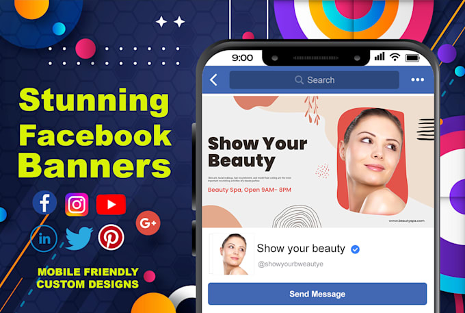 Design stunning facebook banner, social media banner with free source ...