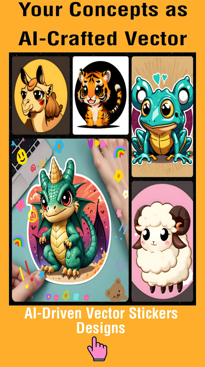 Turn your ideas into stunning ai powered vector sticker art by Fernando ...