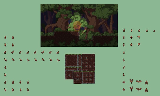 Create 2d game sprites and animation by Snakoi | Fiverr Create 2d game sprites and animation by Snakoi | Fiverr
