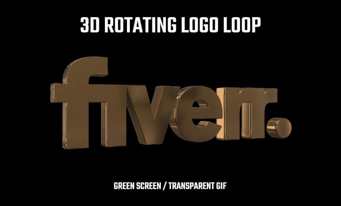 Create 3d spinning logo by Melissa_designs | Fiverr