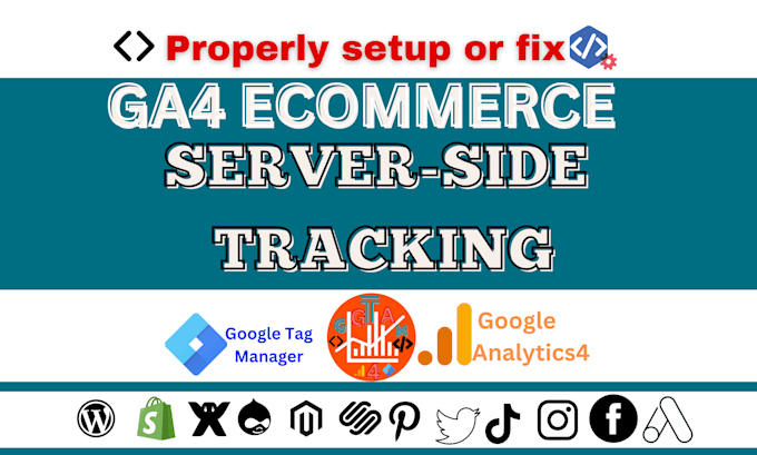 Fix ga4 ecommerce server side tracking, ga4 server side conversion api,capi,gtm by Anwar_analyst ...