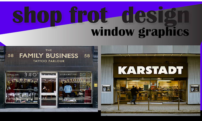 Do storefront or shop front window 3d letter signage graphic by Enginer ...