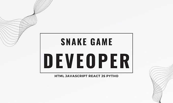 Create and modify snake game in python by Omoniyi_d | Fiverr