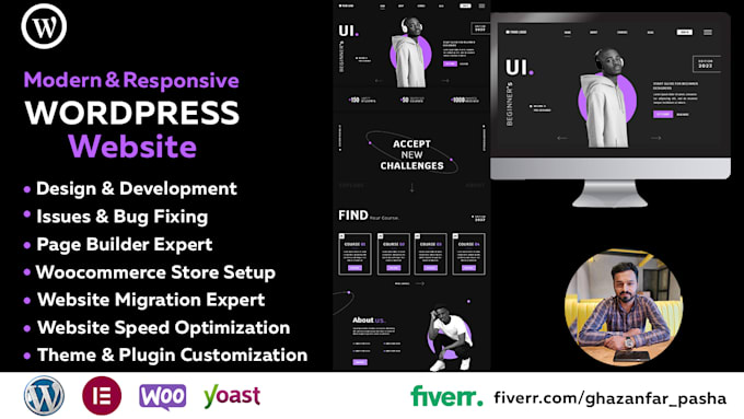 Create professional wordpress website design and development by ...