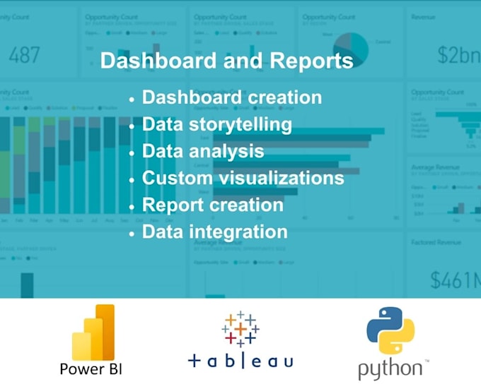 Be your power bi, tableau data visualization expert by Alicia_jordan ...